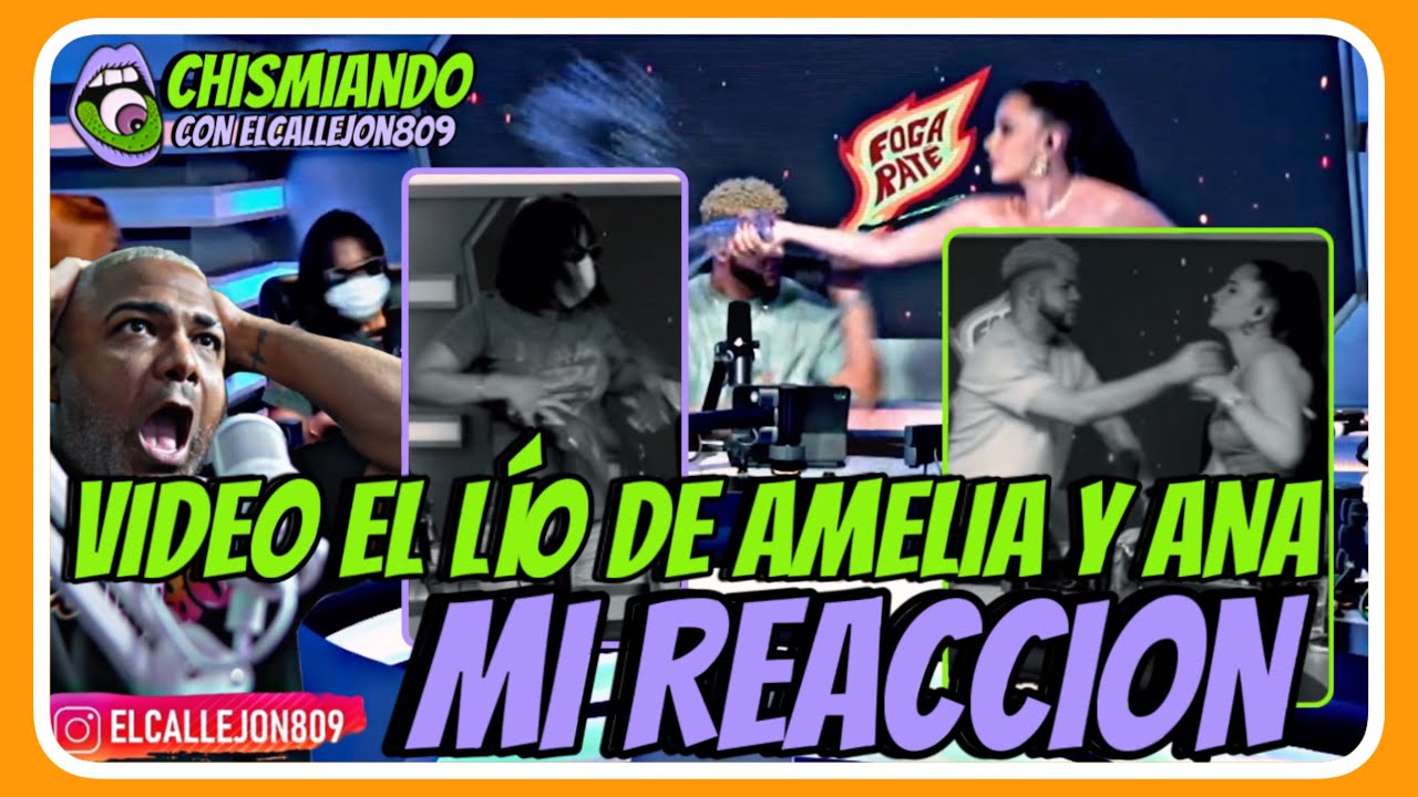 AQUI EL VIDEO DEL LIO DE AMELIA ALCANATARA Y ANA CAROLINA MI REACCION ...