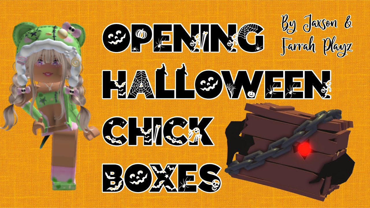 J&F Playz - OPENING HALLOWEEN CHICK BOXES! @PlayAdoptMe #adoptme # ...