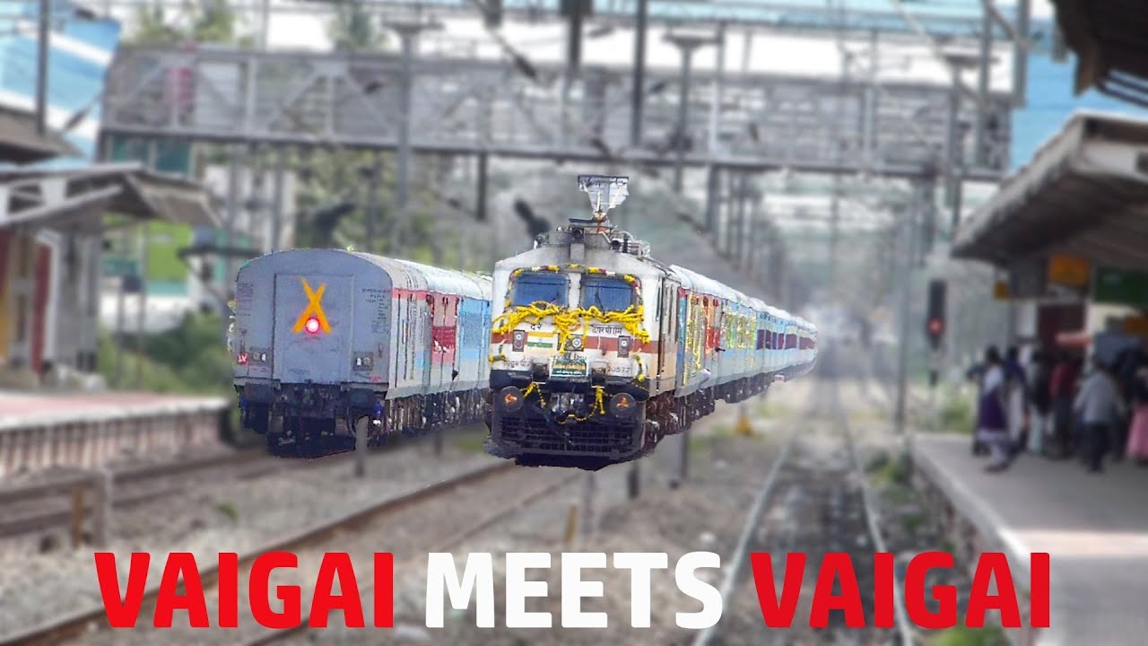 VAIGAI EXPRESS LHB Coaches | 42nd Anniversary Train | Indian Railways ...