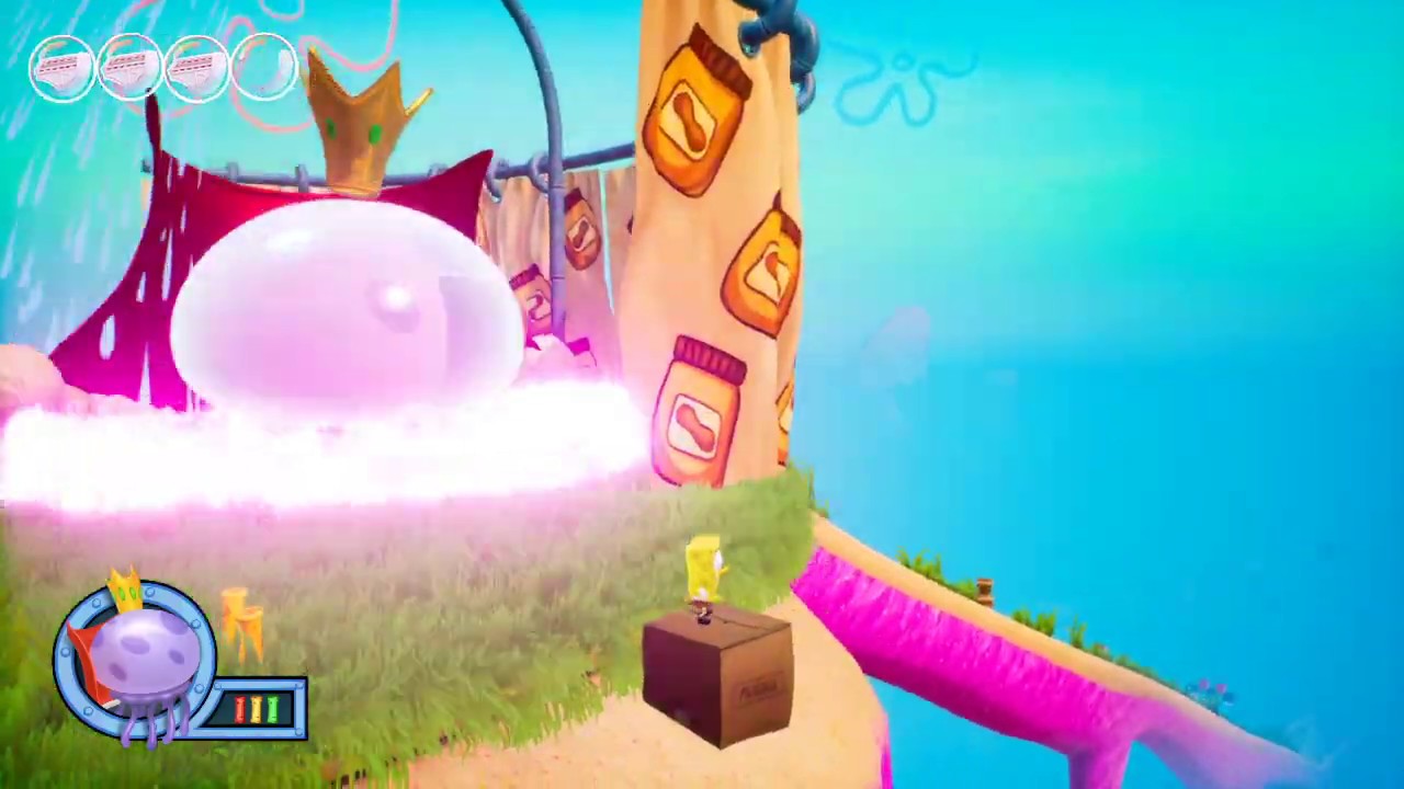 King Jellyfish Skip/MASSIVE JUMP Glitch - Spongebob Battle for Bikini ...