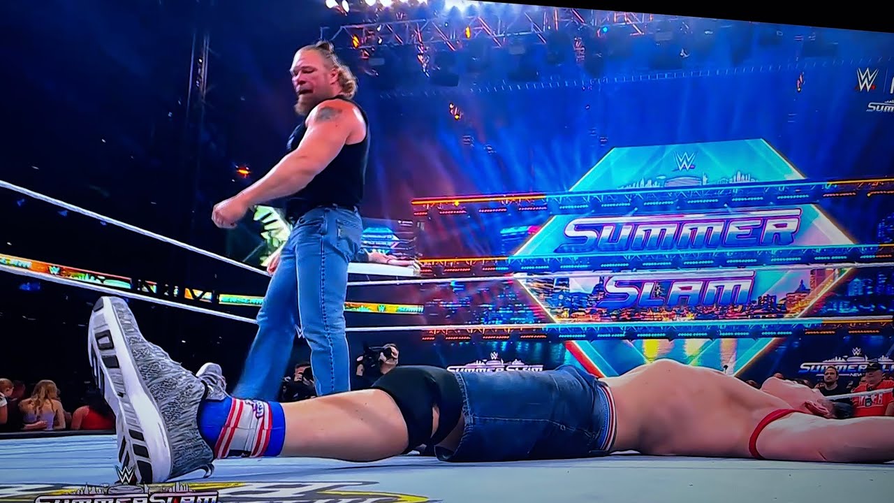 WWE Summerslam 2025: BROCK LESNAR RETURNS AND ATTACKS John Cena - Live ...
