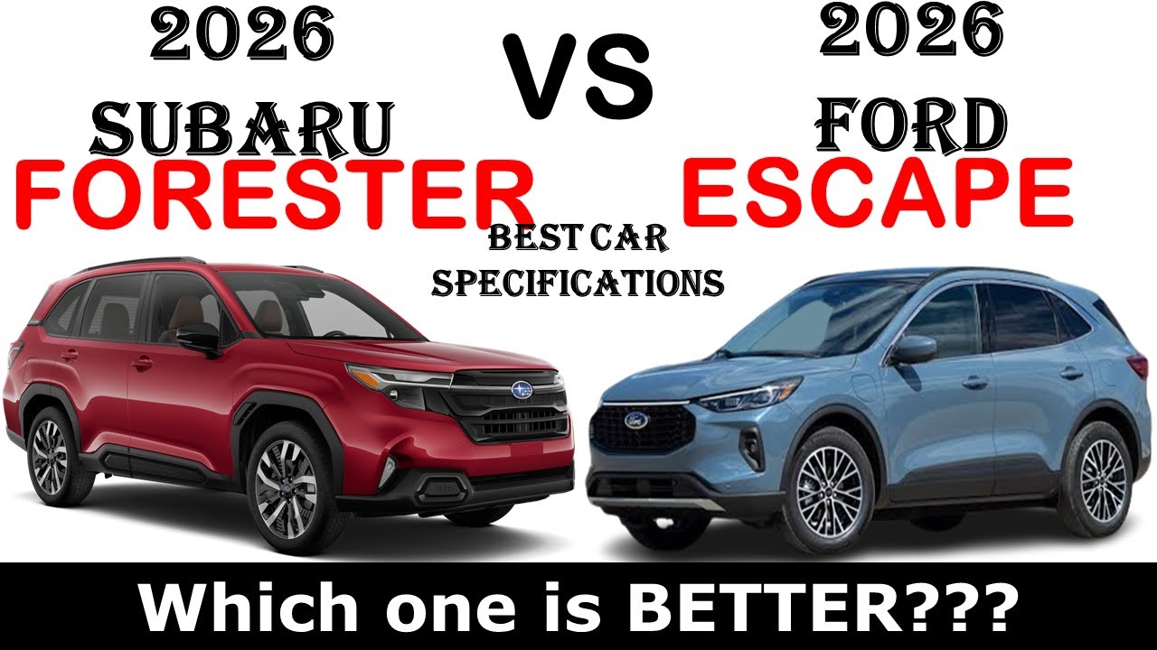 The 2026 Subaru Forester Vs Ford Escape | Which one is better ? - YouTube