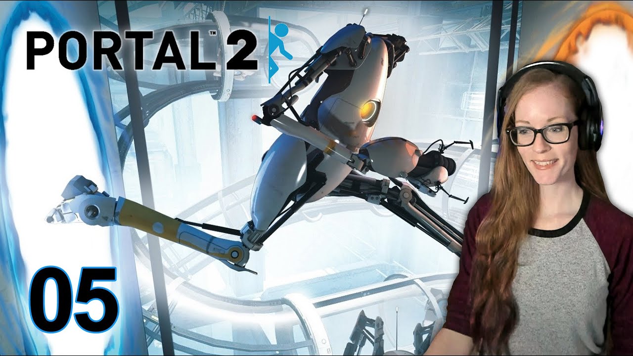 Repulsion Gel! | Portal 2 Let's Play | Ep 5 - YouTube