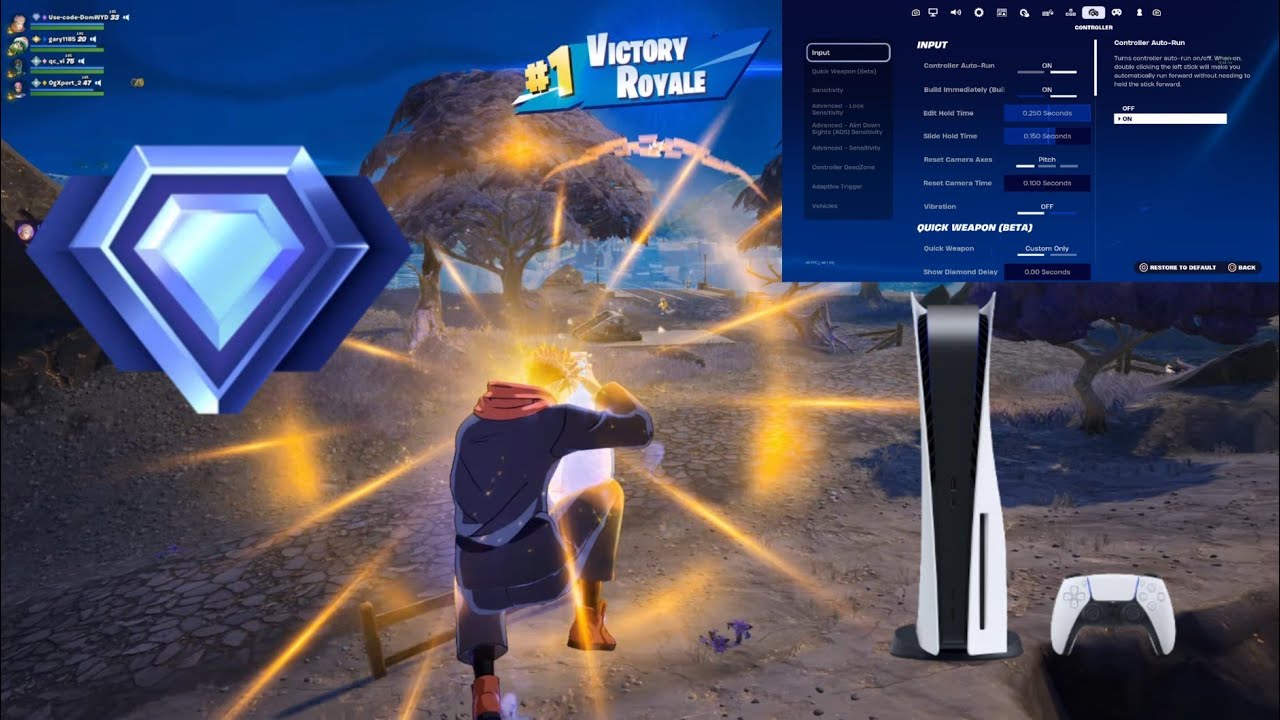 PS5 Diamond Ranked Gameplay + Best *AIMBOT* Controller Settings ...