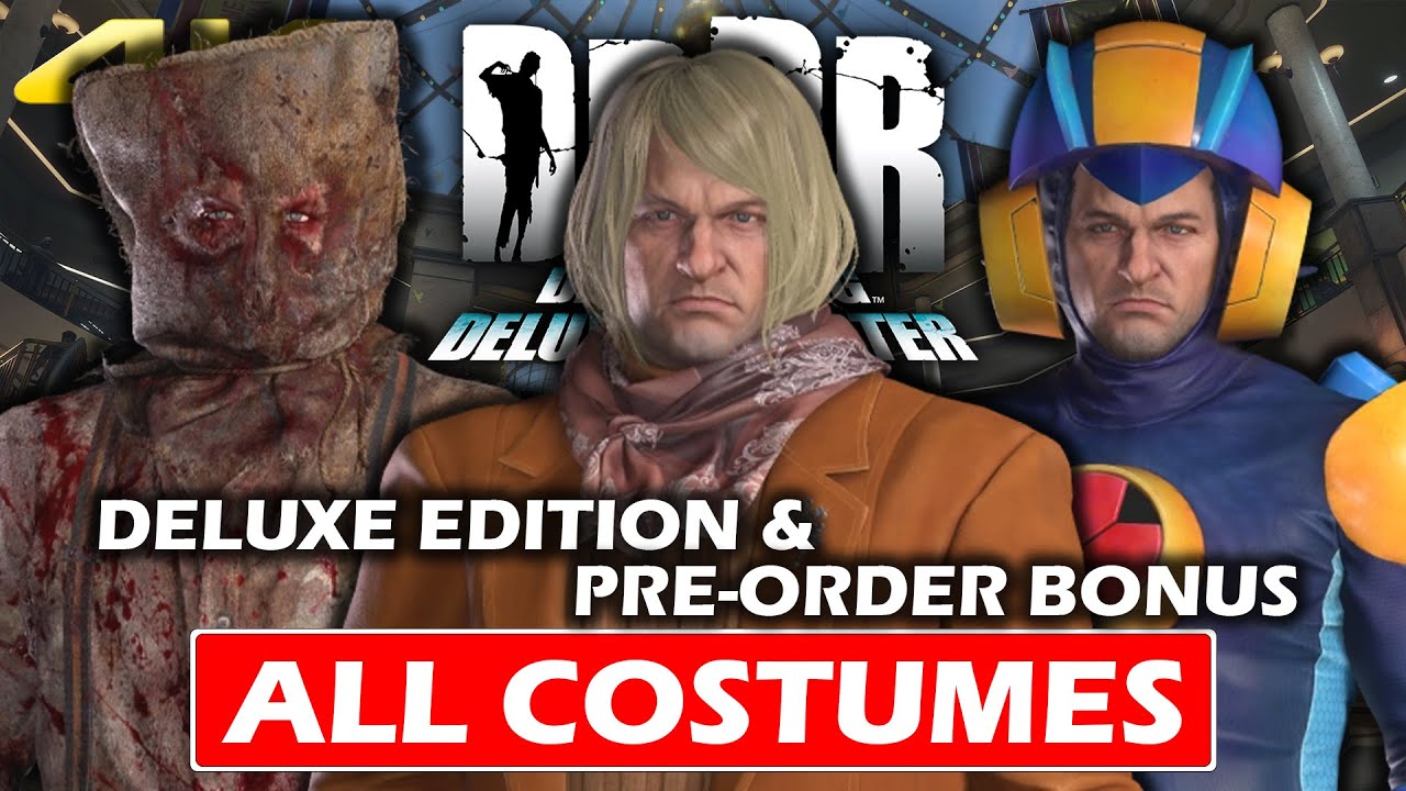 DEAD RISING DELUXE REMASTER - All Outfits / Costumes Deluxe Edition ...