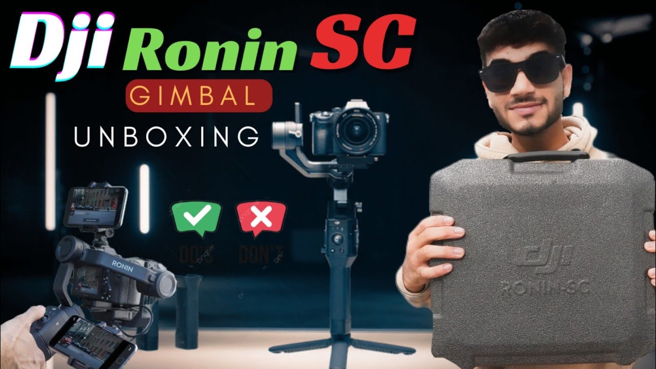 Dji Ronin SC Gimbal unboxing 📷 || complete review || Dji Ronin SC ...