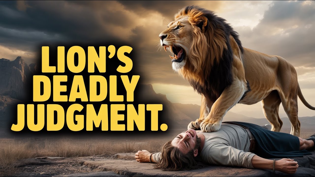 The Prophet Mauled by a Lion A Bible Story of Obedience, Judgment, and ...