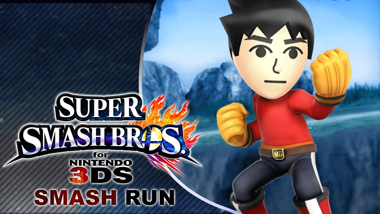 Super Smash Bros. for 3DS - Smash Run: Mii Brawler Gameplay - YouTube