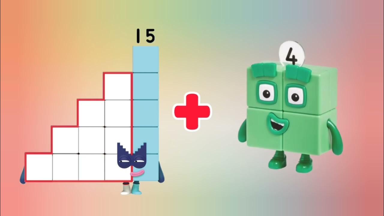 Number blocks Addition to 100 numberblocks Math 1-100 Numberblocks for children 1-100 counting ...