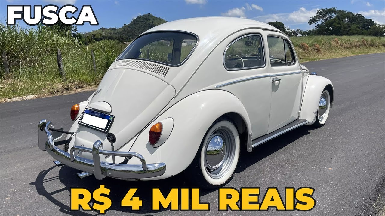 VOLKSWAGEN FUSCA À VENDA A PARTIR DE 4 MIL REAIS - YouTube