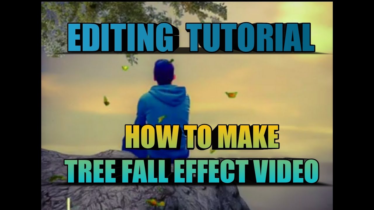 How to make Tree fall Effect video || Editing tutorial Power director ...