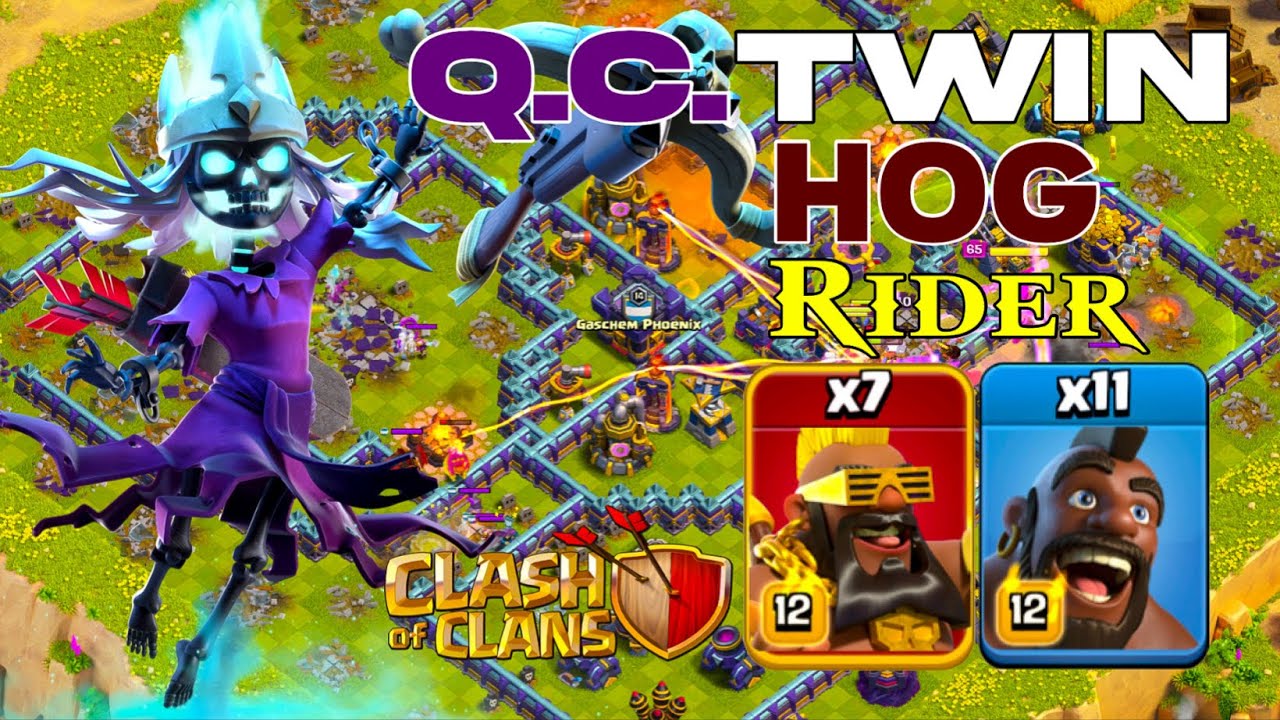 QC Twin Hogs Unleashed! TH15 Hog & Super Hog Rider Legend League ...