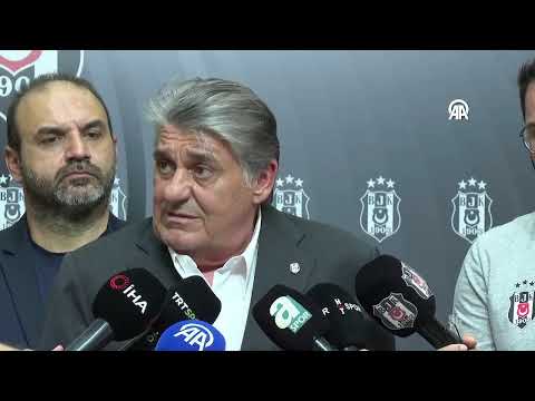 Beşiktaş Başkanı Serdal Adalı, basın mensuplarının sorularını yanıtlıyor.