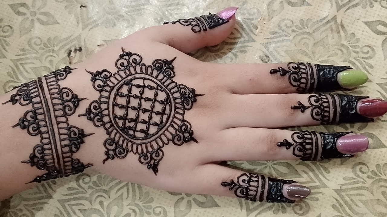 Vesy easy tiki mehndi designs | Fiza Mehndi Designs - YouTube