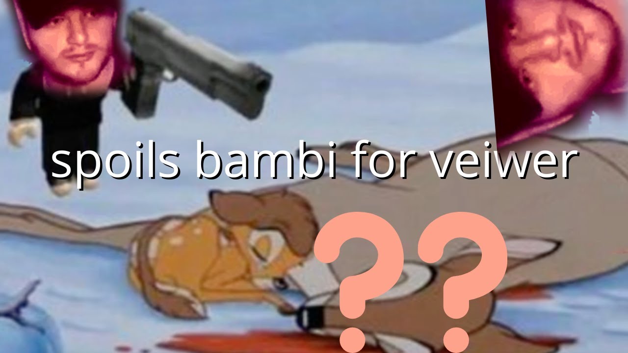 twitch streamer spoils bambi for viewer😂 - YouTube