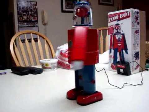 Zom-Bot robot in action - YouTube