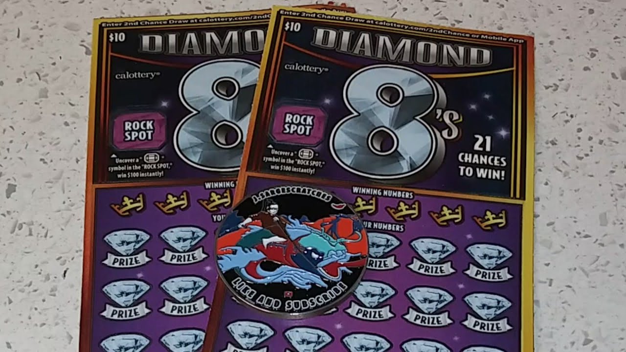 💎CaLottery's $10.00 Diamond 8 Tickets with J.SargeScratches!💎I WoN 🙋🙋🙋# ...