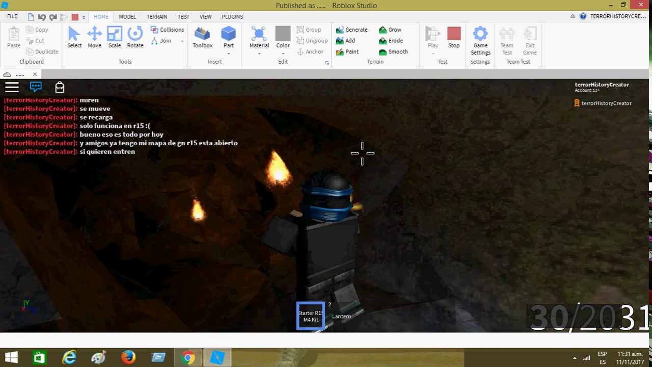 gun r15 demostracion xD (ROBLOX) - YouTube