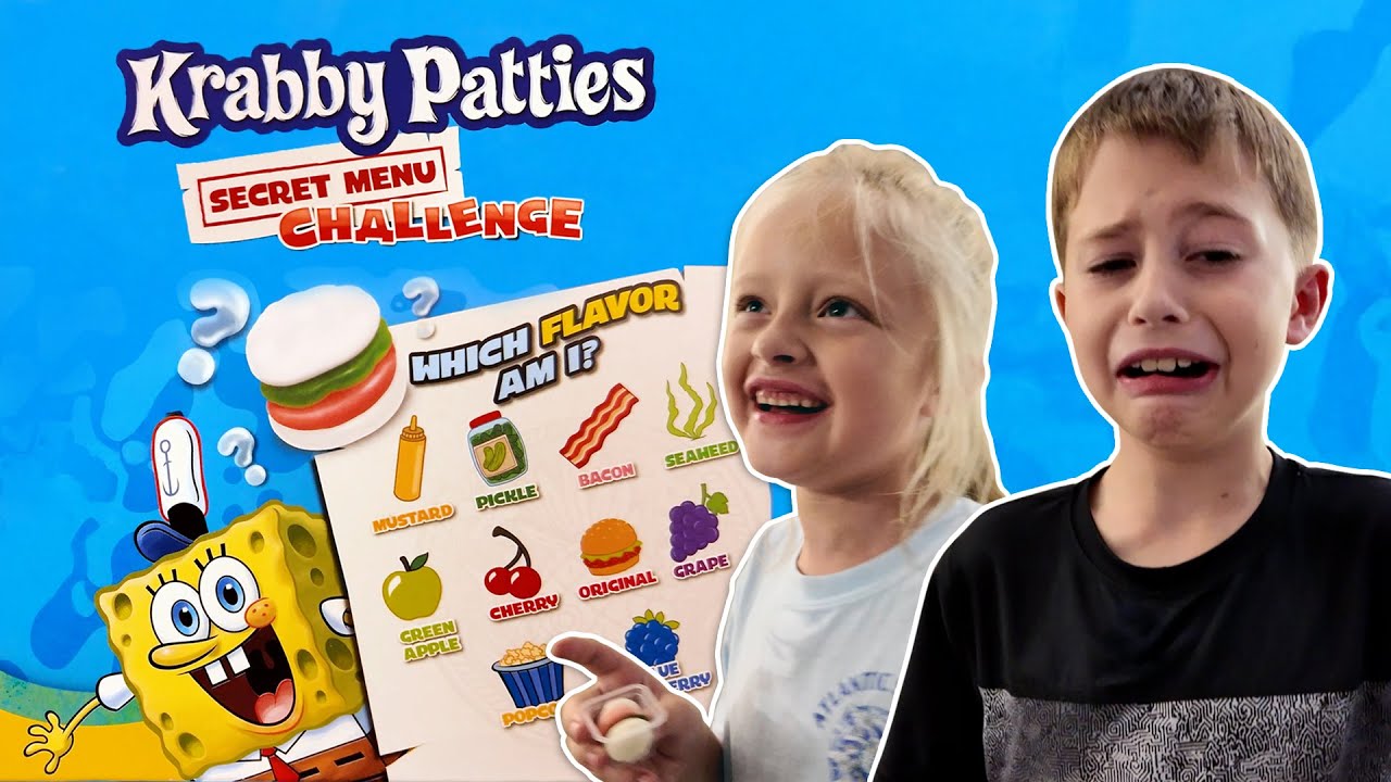 SpongeBob Krabby Patties Secret Menu Challenge - YouTube