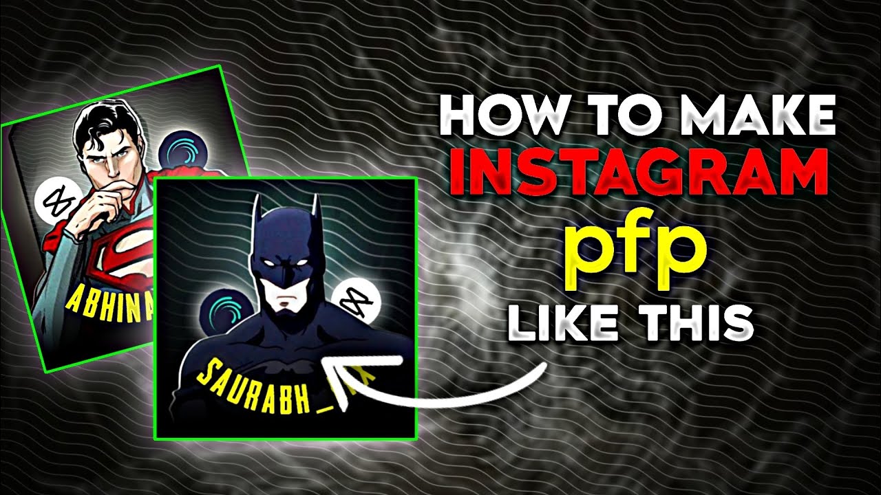 HOW TO MAKE INSTAGRAM pfp IN ANDROID VERY EASY | SAURABH_EFX - YouTube