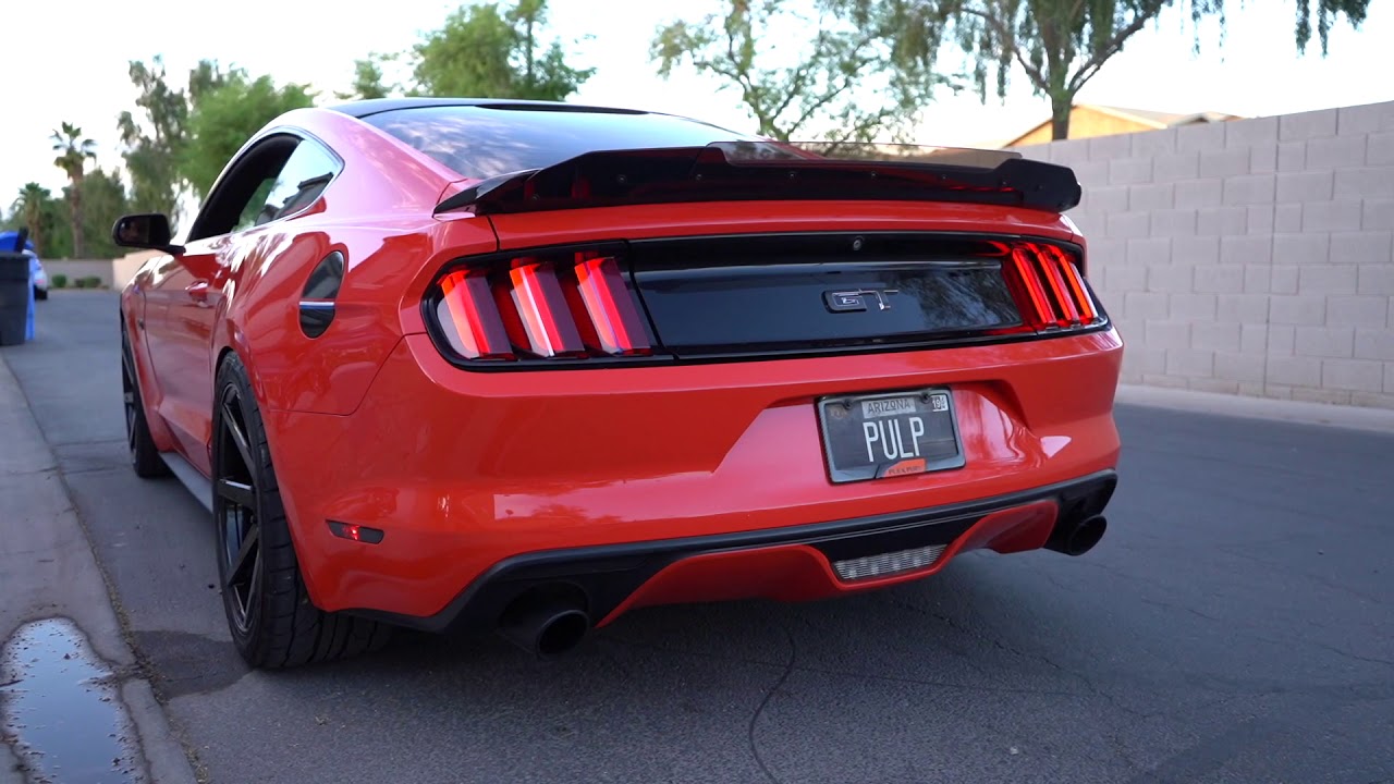 2015 S550 Mustang GT full wrap with a Gulf inspired livery. - YouTube