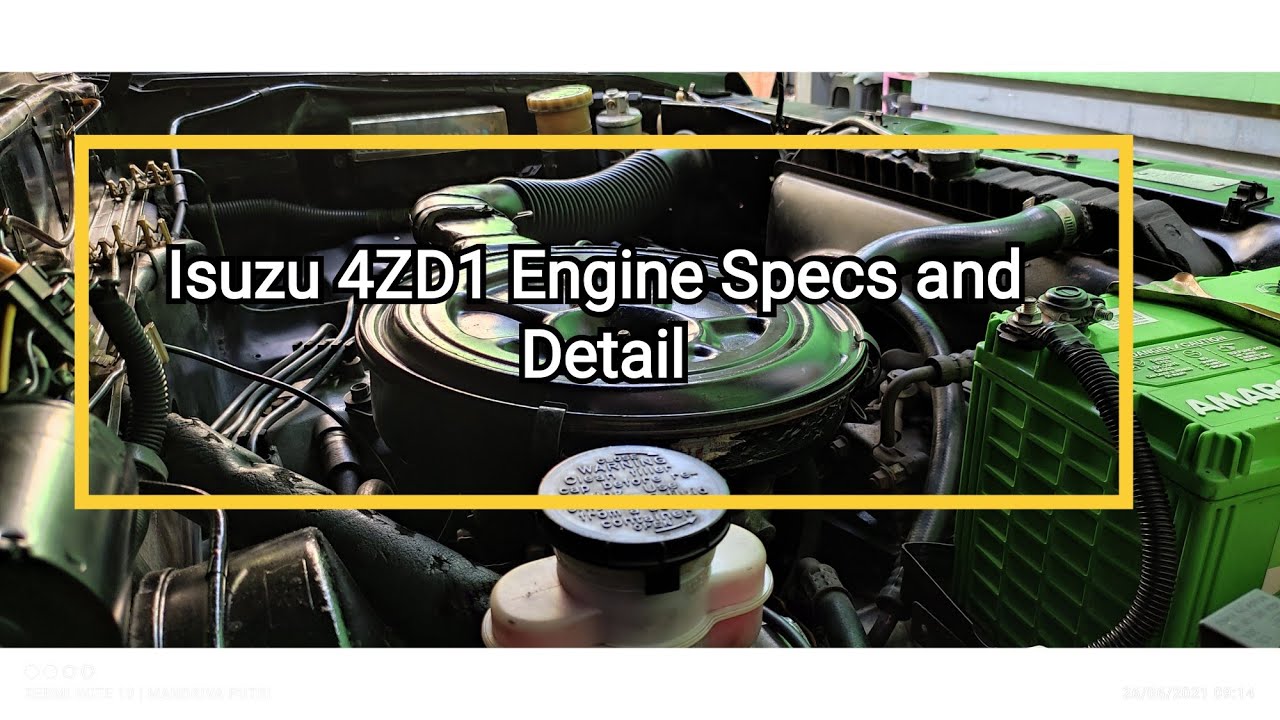 Isuzu 4ZD1 Engine Specs and detail | Spesifikasi Mesin trooper bensin ...