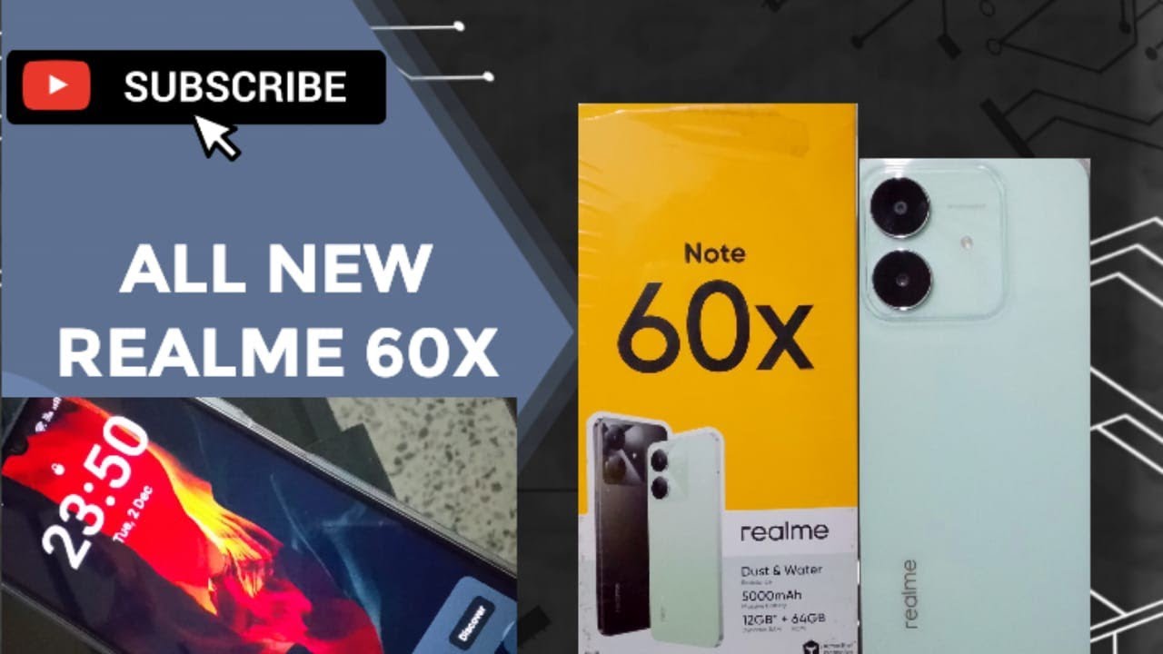 realme Note 60x preview - YouTube
