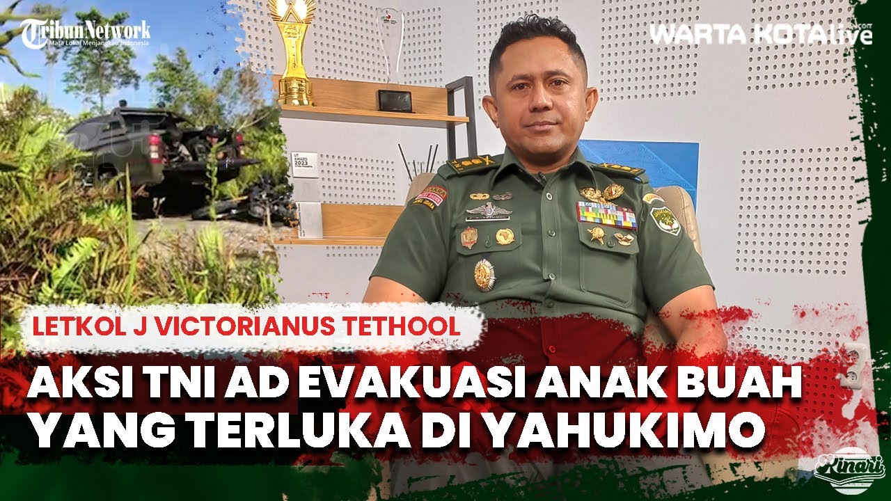 Aksi Heroik Letkol J Victorianus Tethool Evakuasi Anak Buah yang Terluka di Yahukimo - YouTube