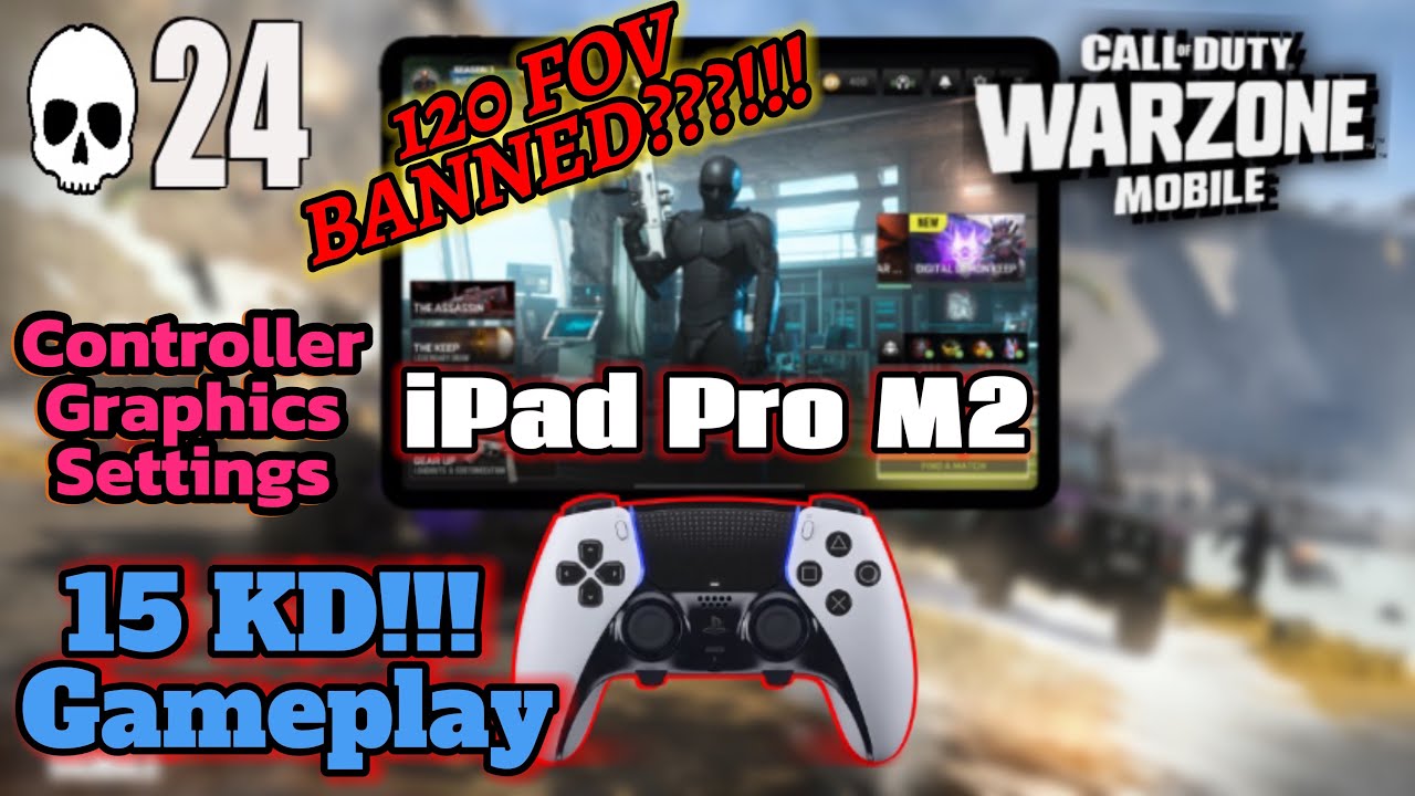 15KD Gameplay 24Kills 120 FOV Max Graphics Warzone Mobile - YouTube