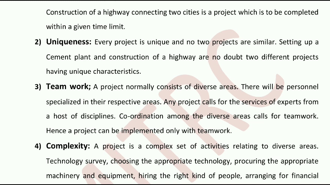 Meaning And Features Of Project Management YouTube Meaning And Features Of Project Management YouTube
