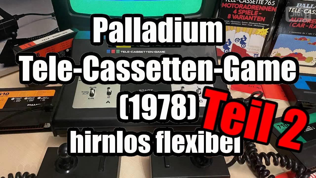 Palladium Tele-Cassetten Game Color (1978): "Hirnlos" flexibel Teil 2 ...