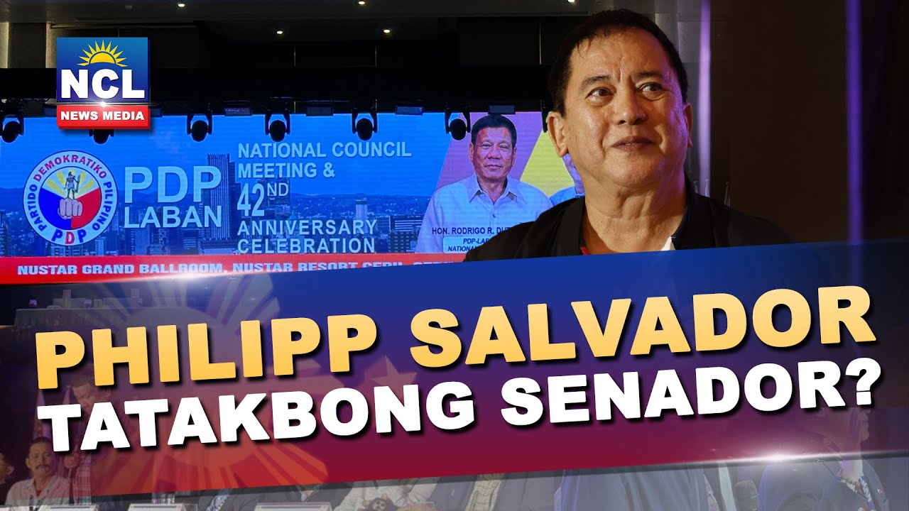 Aktor na si Philipp Salvador, tatakbong senador sa 2025 Election sa ...