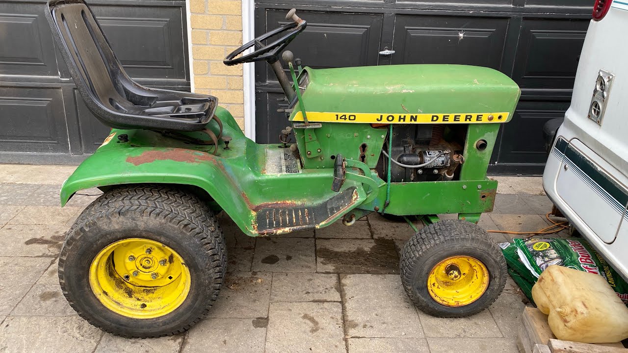 1971 John Deere 140 H1 - YouTube