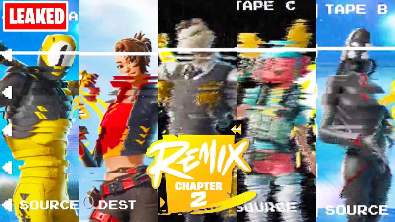 Fortnite REMIX Chapter 2 Leaked Skins - YouTube
