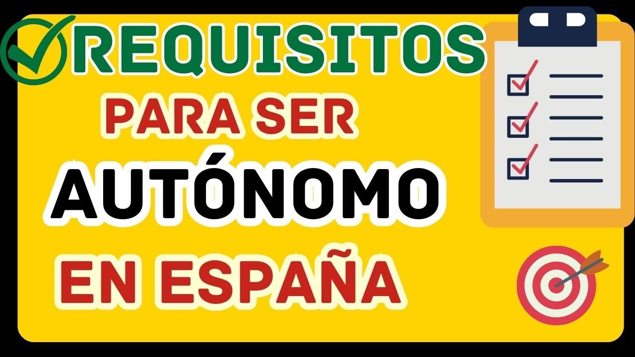 Requisitos para ser AUTÓNOMO en España 2023 🔥 #empleo #trabajo # ...