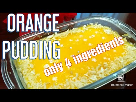 Orange pudding || Two layer pudding|| only 4 ingredients|| ഓറഞ്ച് ...