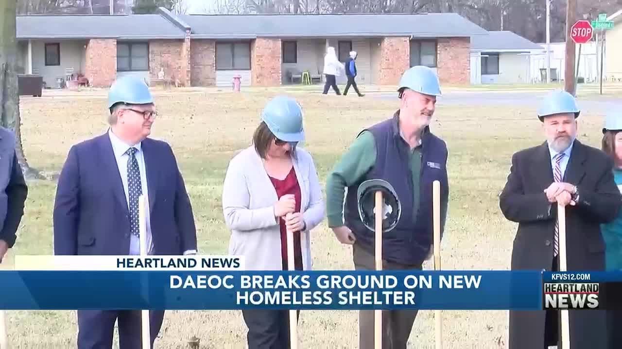 DAEOC breaks ground on new homeless shelter - YouTube
