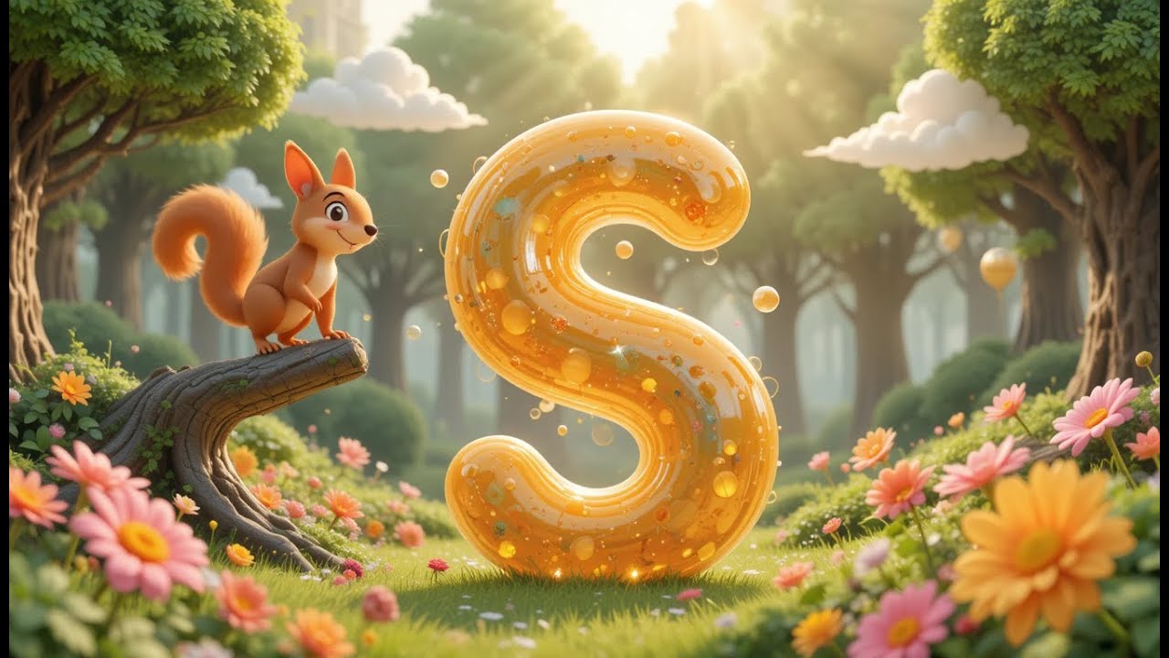 S is for Squirrel Counting Song | Learn Numbers 1 to 10 with Squirrel ...