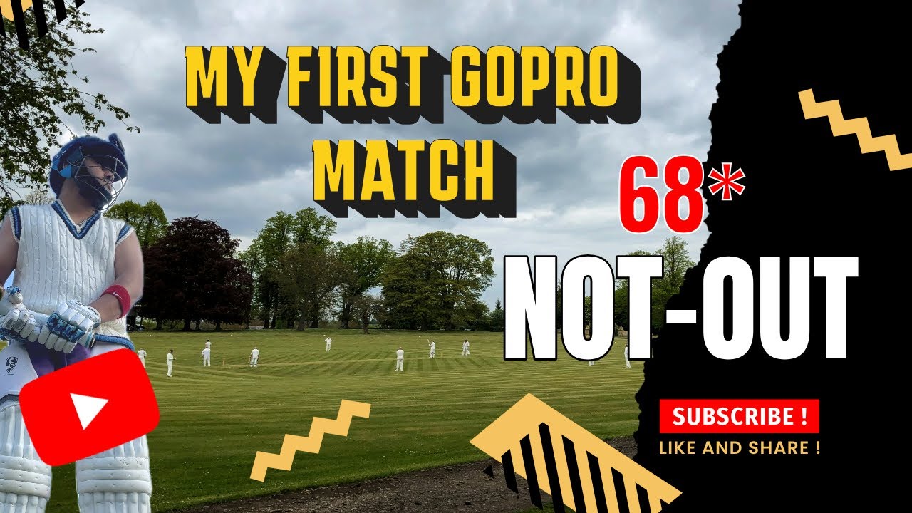 My first GoPro Cricket Match POV!!! - YouTube