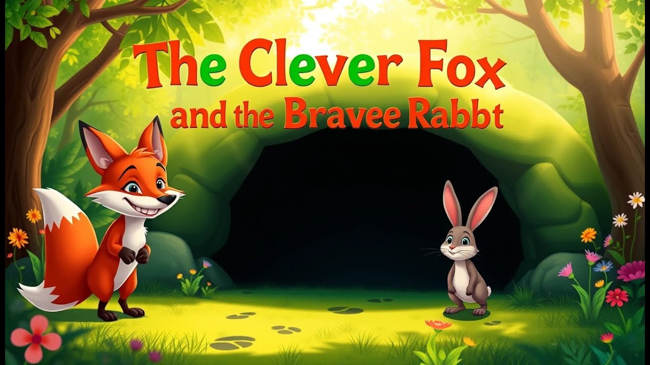 The Clever Fox And The Brave Rabbit | Clever rabbit | Clever fox and ...