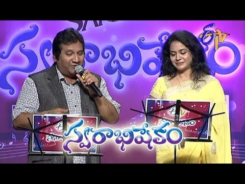 Palike Mounama Song - Mano, Sunitha Performance in ETV Swarabhishekam - Chicago,USA - ETV Telugu
