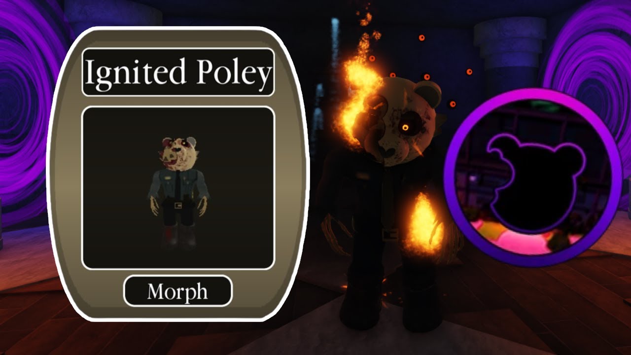 How To Get The "Fireshow" Badge & "Ignited Poley" Morph In Piggy: Insolence Overtake! - YouTube
