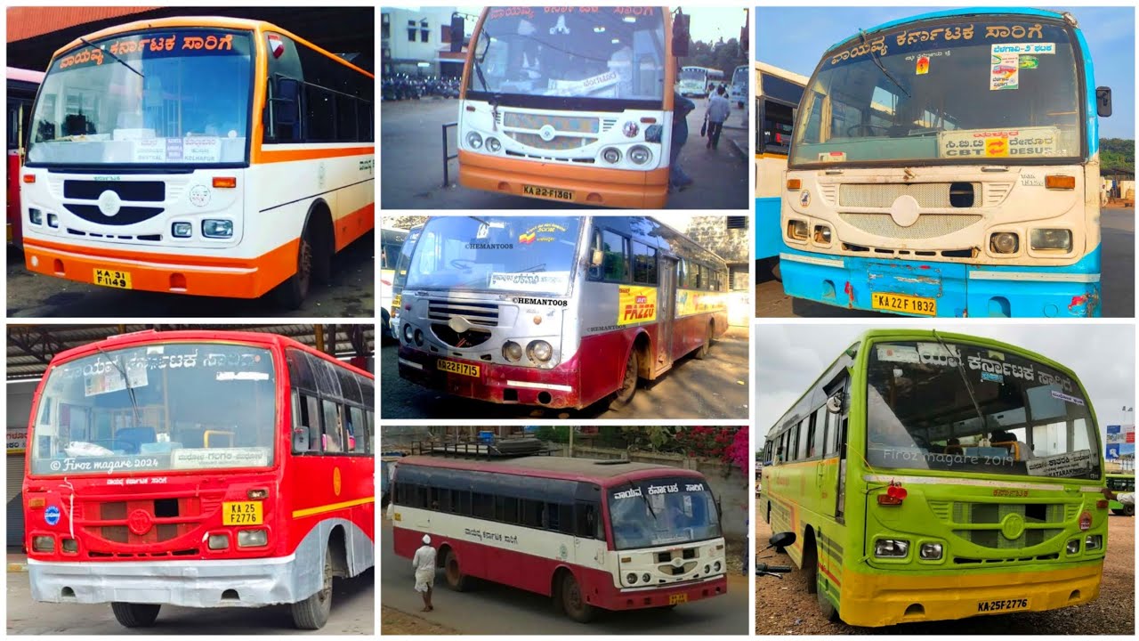 NWKRTC OLD BUS| NWKRTC UNIQUE BUS COLOUR| KSRTC OLD BUS #nwkrtc #tata ...