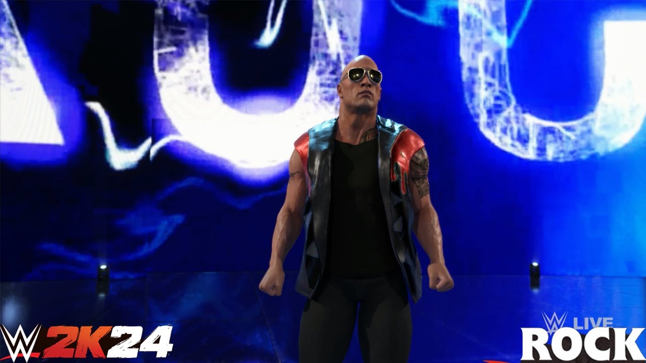 WWE 2K24 The Rock’s Electrifying Entrance: WWE SmackDown - New Rock ...