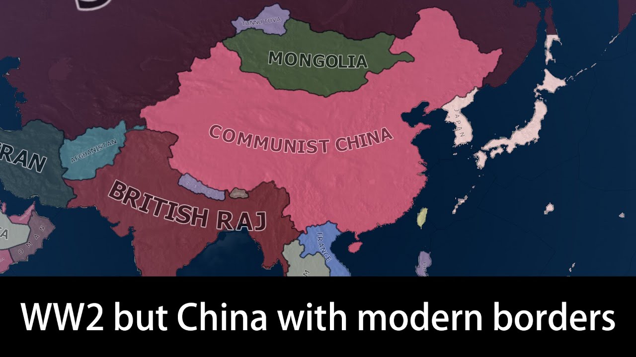 WW2 but China with modern borders - YouTube
