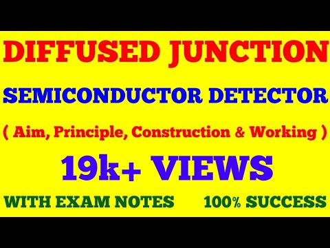 DIFFUSED JUNCTION SEMICONDUCTOR DETECTOR || NUCLEAR PHYSICS || WITH ...