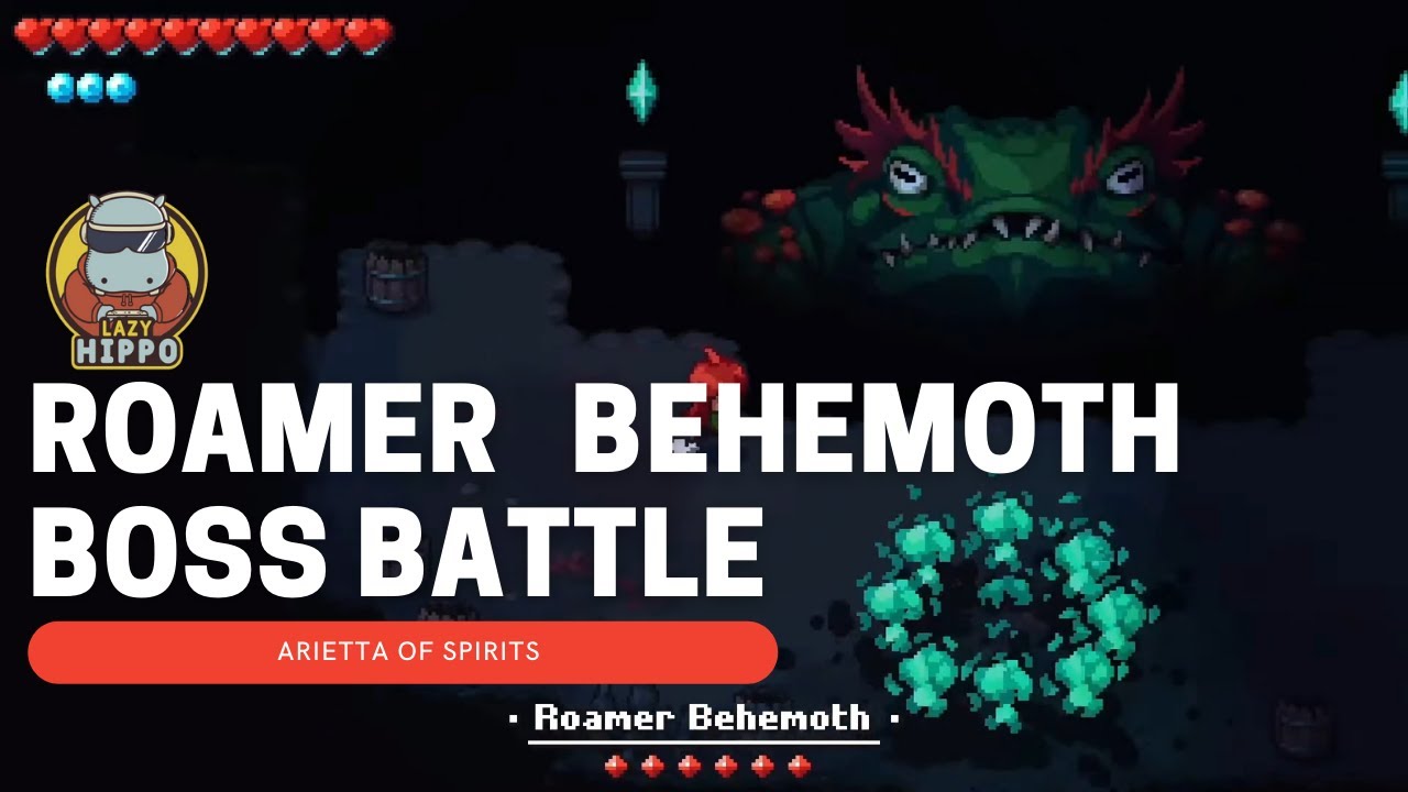 Roamer Behemoth Boss Battle - Arietta of Spirits - YouTube