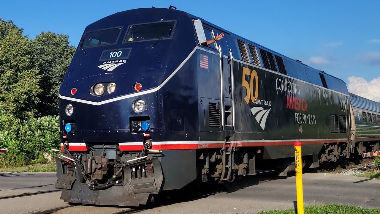 (Midnight Blue 50 Anniversary!) Amtrak 63 / VIA 98 (Maple Leaf) - 100 ...