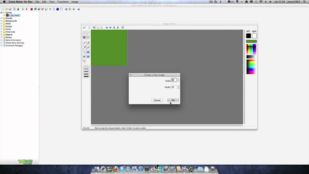 Feelsoft tutorial - Platform game con Game Maker (mac) - parte 1 - YouTube