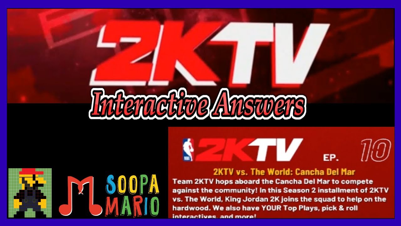 NBA 2K22 2KTV Interactive Answers Episode 10 (Current Gen) - YouTube